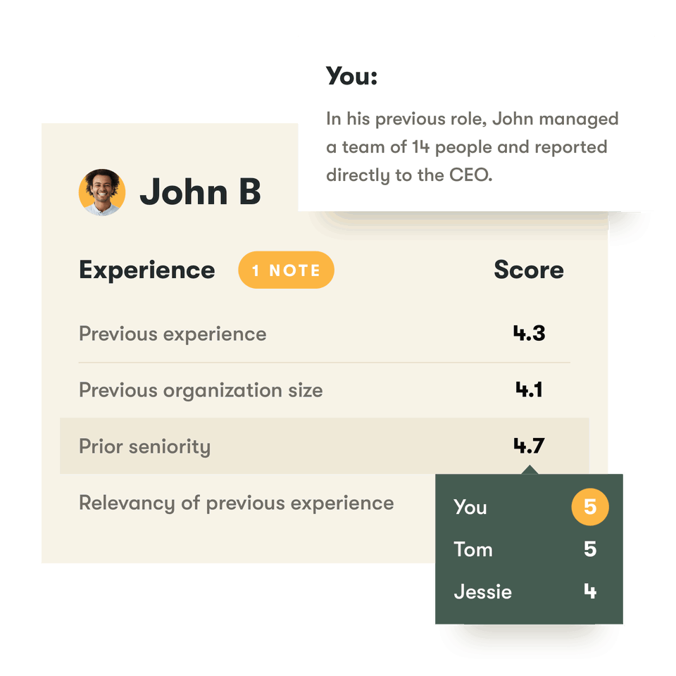 Candidate Scorecard Software - Make Better Hiring Decisions | Pinpoint