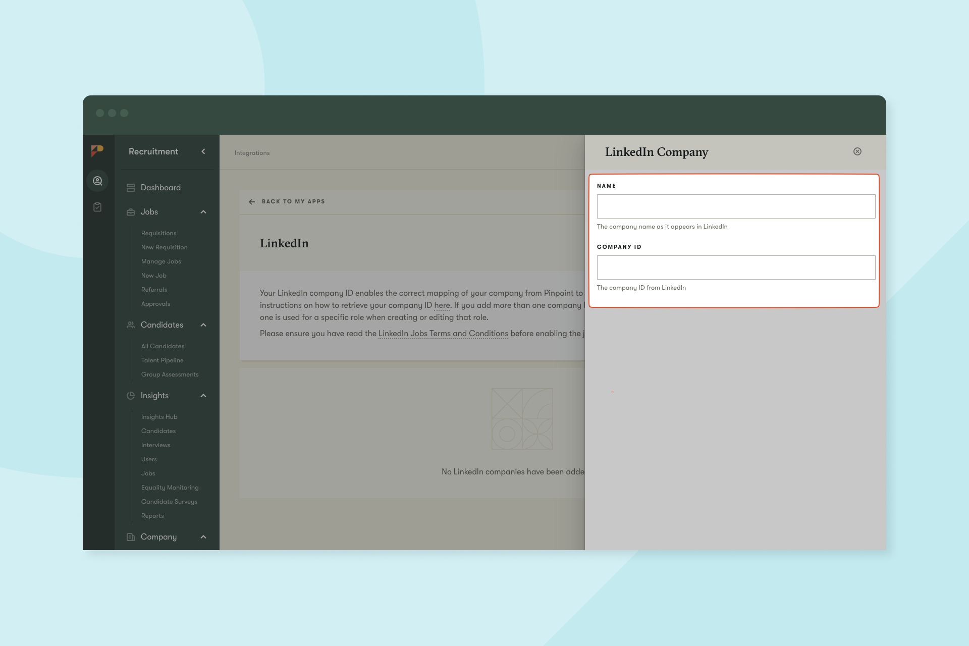 LinkedIn Recruiter & Jobs Applicant Tracking System Integration | Pinpoint