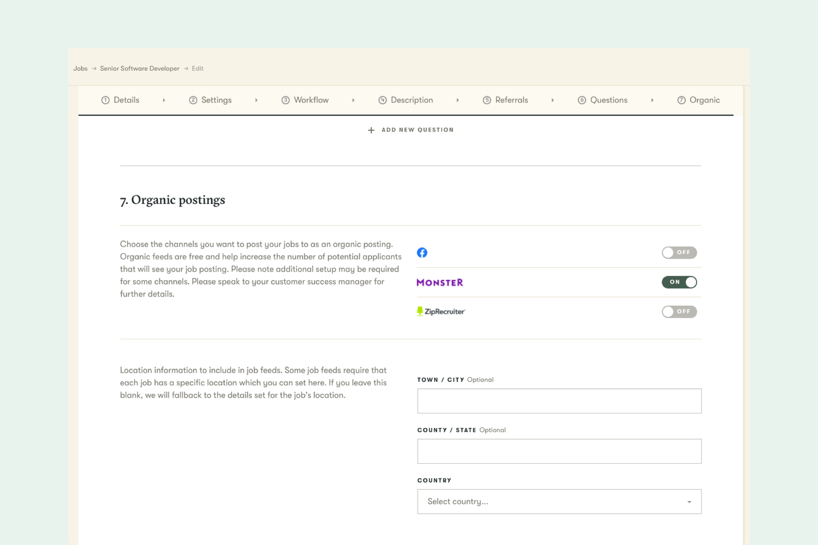 Monster Applicant Tracking System Integration | Pinpoint