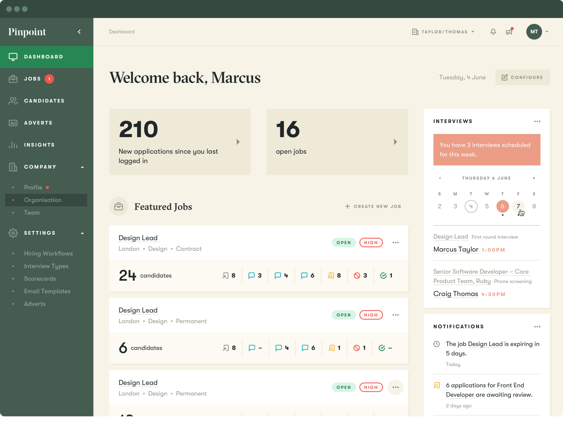 Applicant Tracking System Software (ATS) | Pinpoint