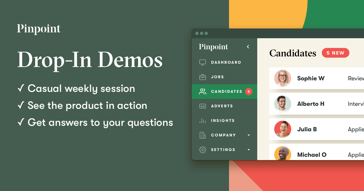 Pinpoint Drop-In Demos | Pinpoint