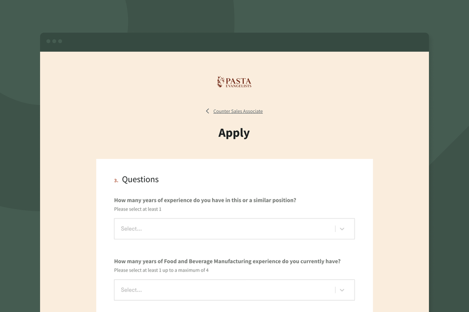 Pasta Evangelists’ recipe for 7-day hiring at high volume | Pinpoint