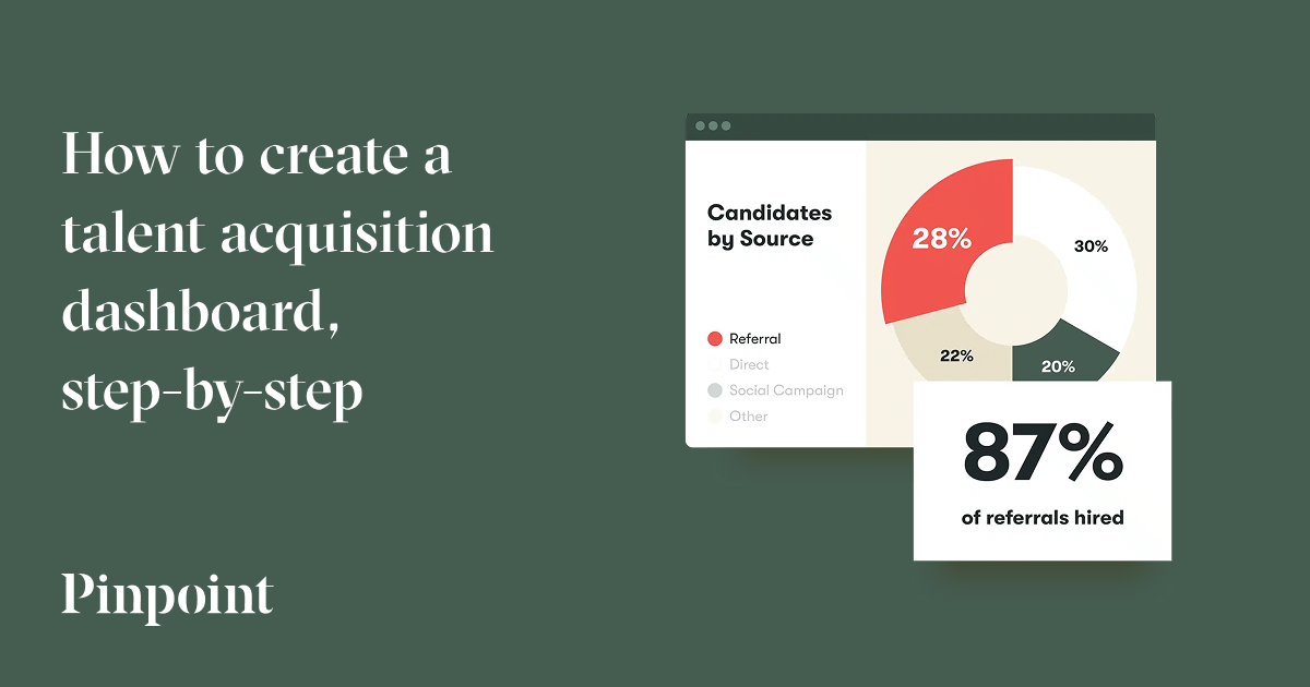 How to create a talent acquisition dashboard, step-by-step | Pinpoint